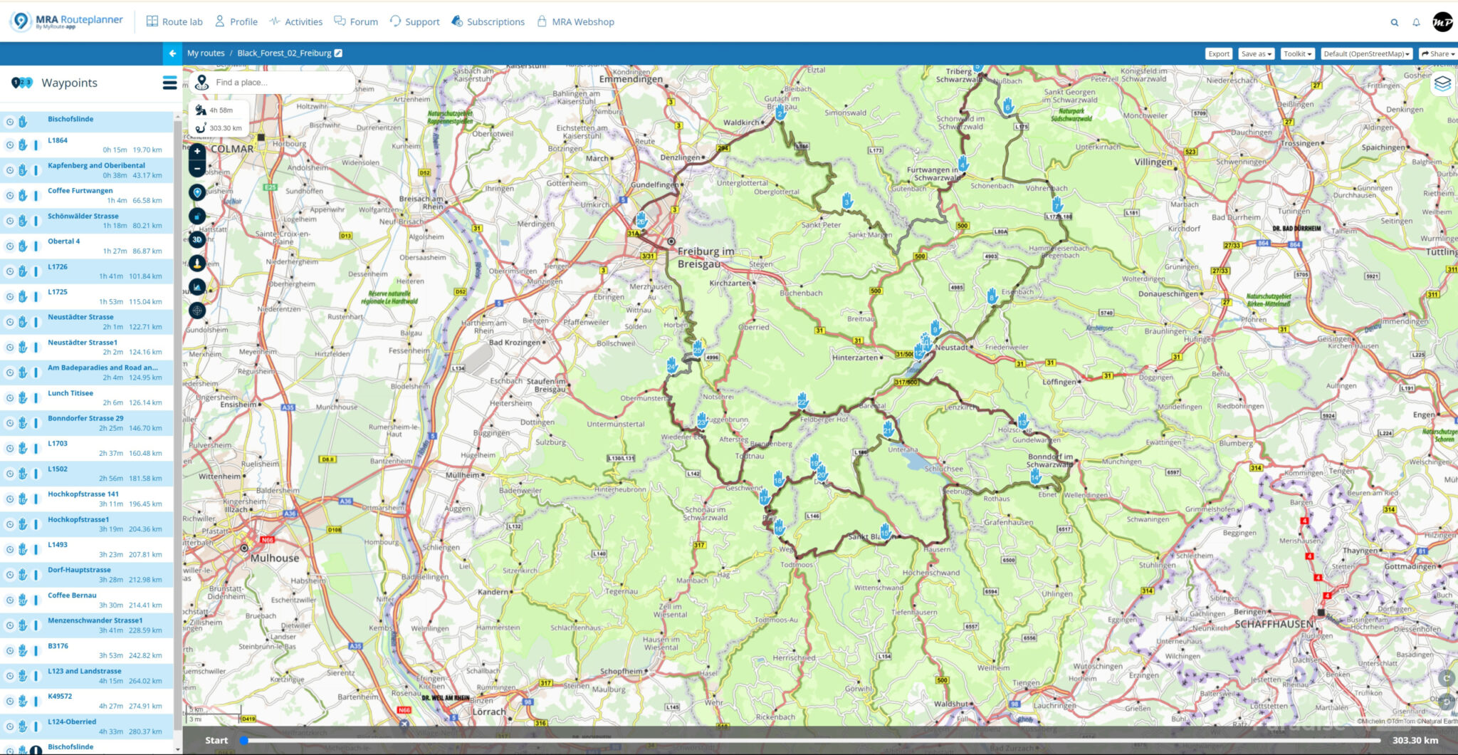 MRA Routeplanner and MyRoute App | Motorcycle Paradise